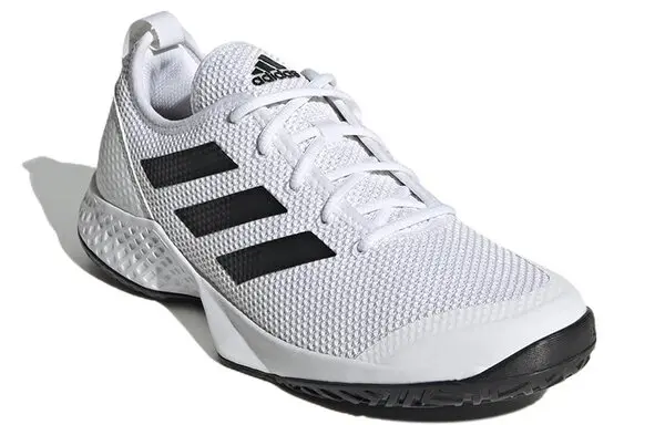 Adidas Courtflash Low Top Athletic Sneakers - White/black