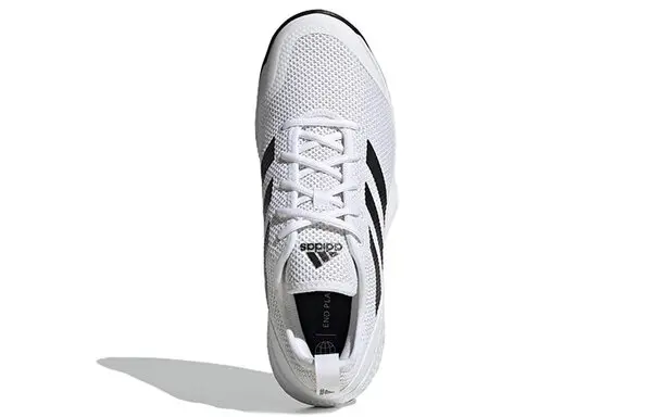 Adidas Courtflash Low Top Athletic Sneakers - White/black