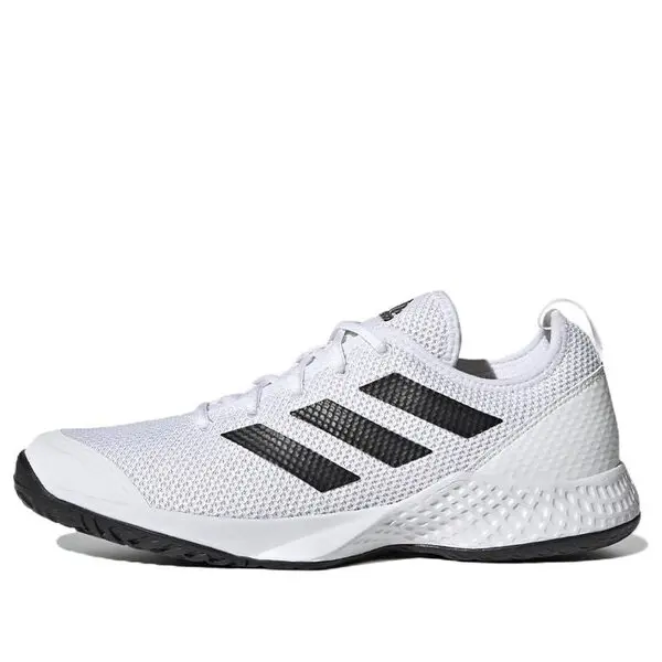 Adidas Courtflash Low Top Athletic Sneakers - White/black