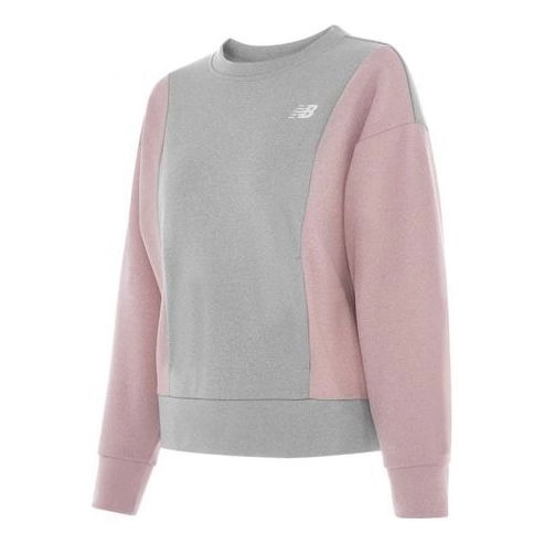 NEW BALANCE Colorblocked Crewneck Sweatshirt - Graypinkmulti-color