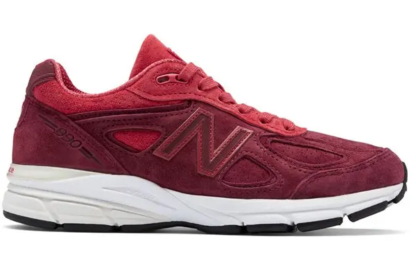 NEW BALANCE 990v4 Made In Usa Sneakers - Red