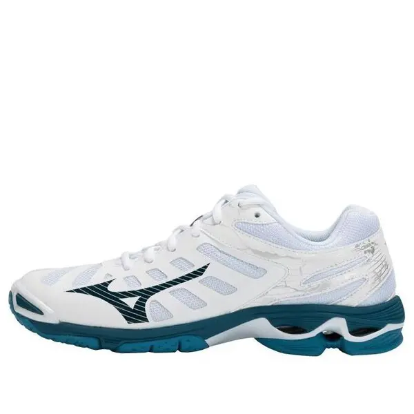 Mizuno Wave Voltage Athletic Sneakers - White/green