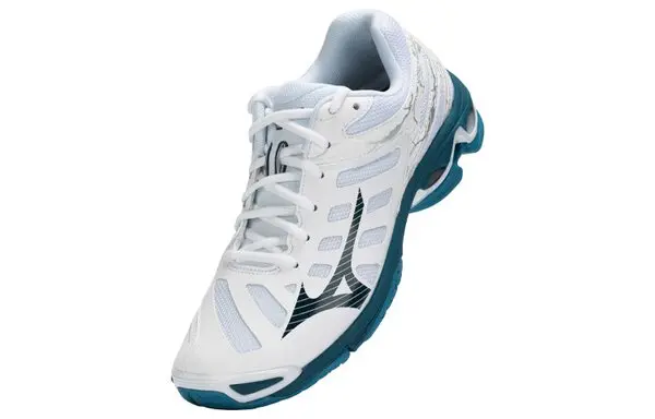 Mizuno Wave Voltage Athletic Sneakers - White/green