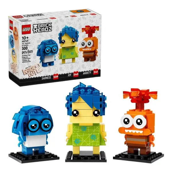 Lego Brickheadz Joy, Sadness & Anxiety - Multi-color