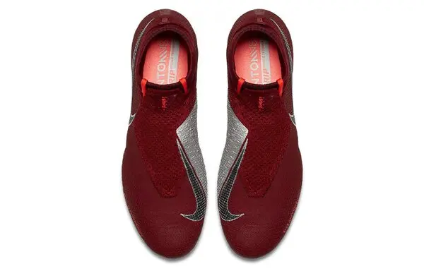 Nike Phantom Vision Elite Df Fg - Wine Red/silver