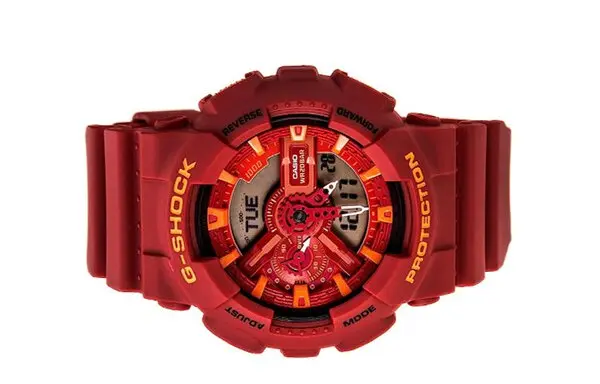 Casio G-shock Digital-analog Watch - Red/orange