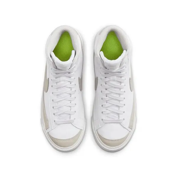 Nike Blazer Mid '77 Se High Top Sneakers - White/grey
