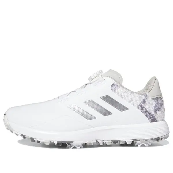 Adidas S2g Boa Wide Golf Sneakers - Cloud White/matte Silver/grey Two