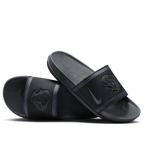 Nike Nfl X Offcourt Slide 'houston Texans' Slides - Black