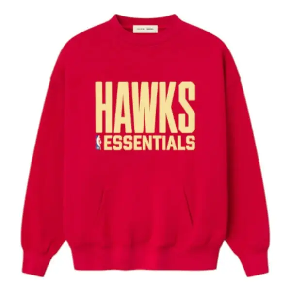 Fear Of God Hawks Crewneck Ss25 Sweatshirt - Red