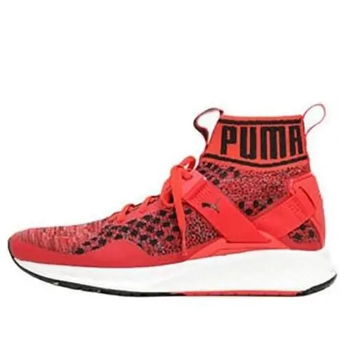 PUMA Ignite Evoknit Sneakers - Red/black