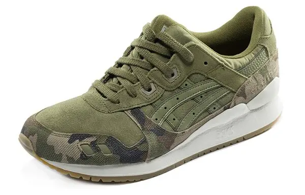 Asics Gel-lyte Iii "forest Camo" Sneakers - Green