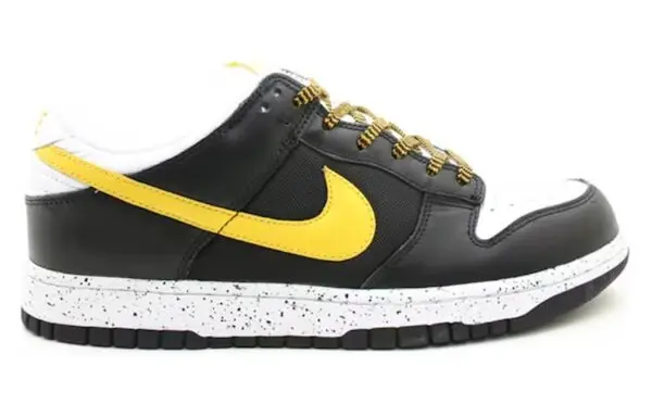 Nike Dunk Low Cl "black White Yellow" Sneakers