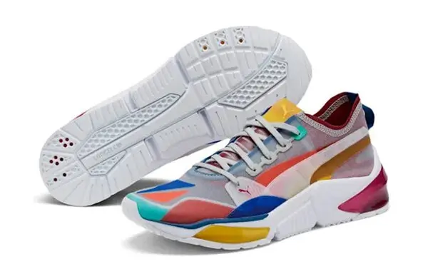 PUMA Lqdcell Optic Sheer Training Sneakers - Red/yellow