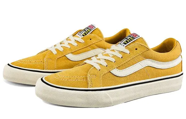 VANS Sk8-low Reissue Sf Suede Sneakers - Goldyellow