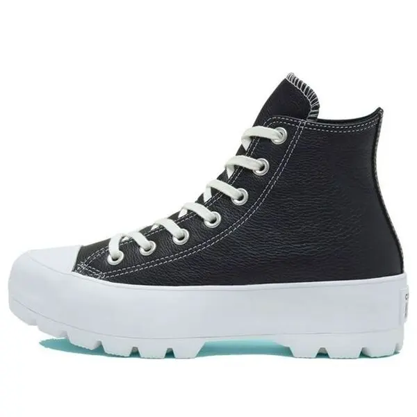 CONVERSE Chuck Taylor All Star Lugged Leather High Top Sneakers - Black