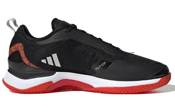 Adidas Avacourt Clay Court Athletic Sneakers - Black/red