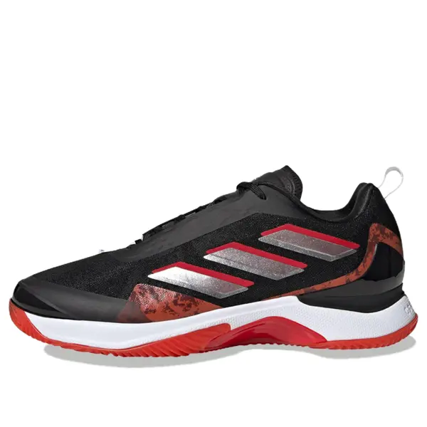 Adidas Avacourt Clay Court 'black Scarlet - Black/red