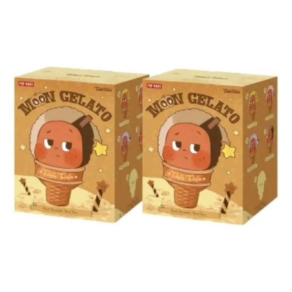 POP MART Moon Gelato Series Ice Cream Plush Pendant Sealed Case - Multi-color