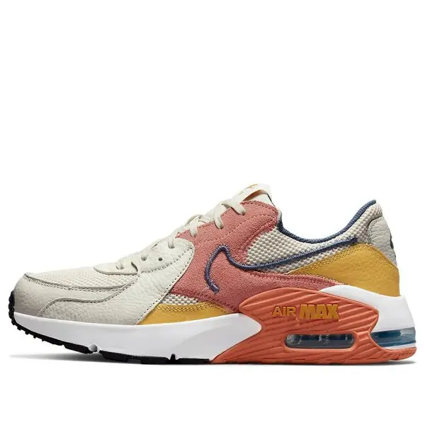 Nike Max Excee "phantom Light Madder Root" Sneakers - White/pink/yellow