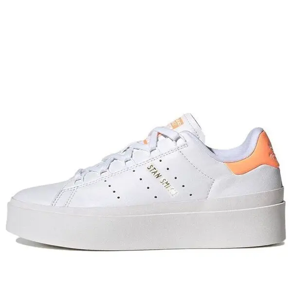 Adidas Originals Stan Smith Bonega Platform Sneakers - White/orange
