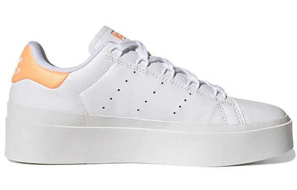 Adidas Originals Stan Smith Bonega Platform Sneakers - White/orange