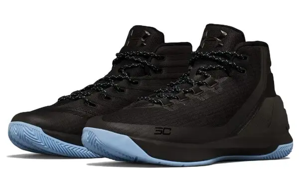 Under Armour Curry 3 Basketball Mid-top Sneakers - Black