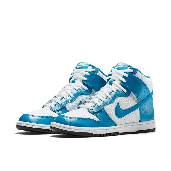 Nike Dunk High Top Sneakers - Blue/white