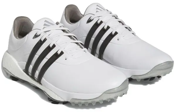Adidas Tour360 22 Boost Golf Shoes - Cloud White/core Black/silver Metallic