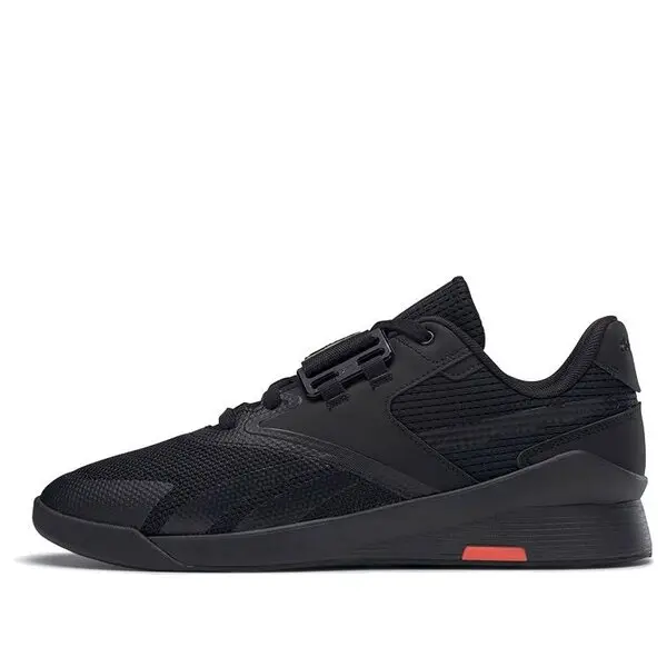 REEBOK Lifter Pr 2 Athletic Sneakers - Black/red