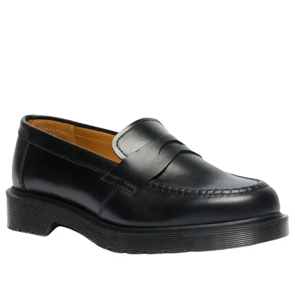 Dr. Martens Mie Delapre Penny Loafer Shoe - Black
