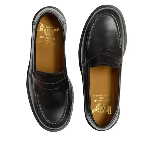 Dr. Martens Mie Delapre Penny Loafer Shoe - Black