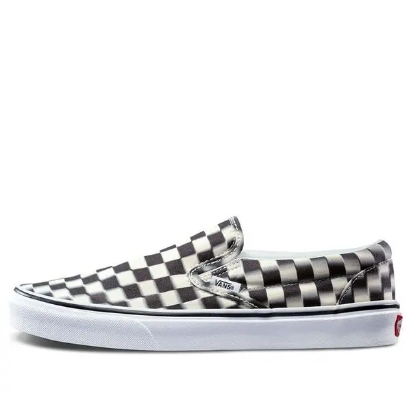 VANS Classic Slip-on "blur Check" Sneakers - Black