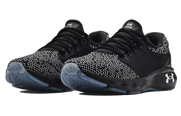 Under Armour Charged Vantage Knit Sneakers - Black/white