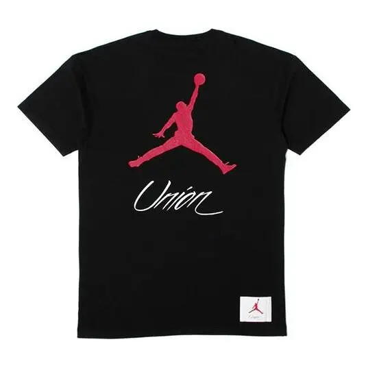 JORDAN X Union Nrg Vault Aj Flight Jumpman Tee - Black