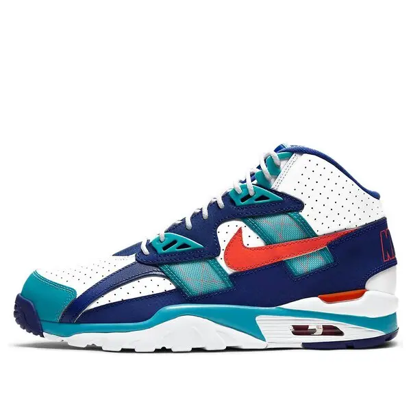 Nike Trainer Sc High "miami Dolphins" Sneakers - White/blue
