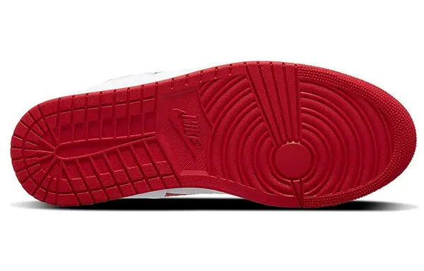 JORDAN Air Access High Top Sneakers - White/red
