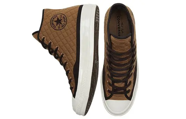 CONVERSE Chuck Taylor All Star 1970s Quilted High Top Sneakers - Brown
