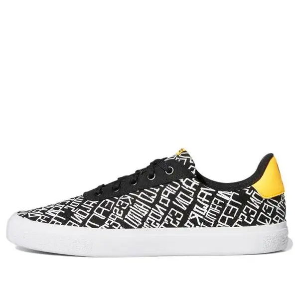 Adidas Messi X Vulc Raid3r 'all Over Print' Lace Up Sneakers - Black/white/orange