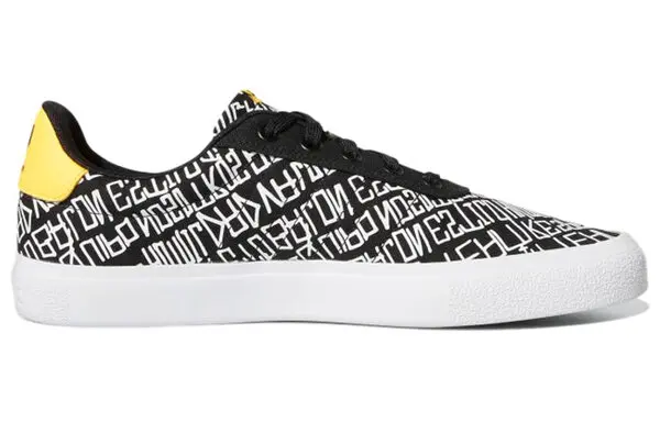 Adidas Messi X Vulc Raid3r 'all Over Print' Lace Up Sneakers - Black/white/orange
