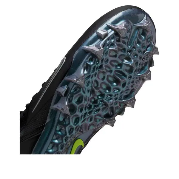 Nike Alpha Huarache 8 Elite Mid-top Cleats - Black
