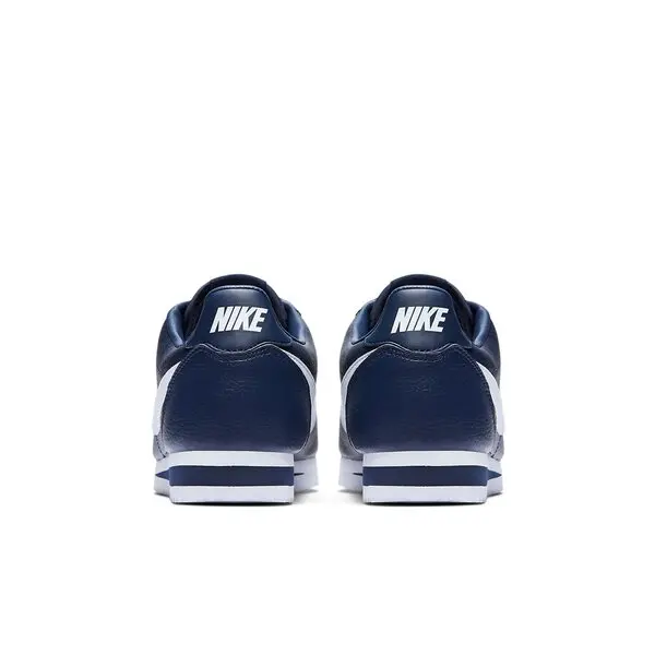 Nike Cortez Leather Sneakers - Blue/white