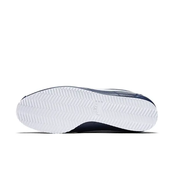 Nike Cortez Leather Sneakers - Blue/white
