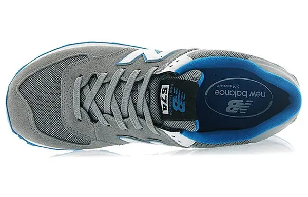 NEW BALANCE 574 Core Plus Low Top Sneakers - Grey/blue