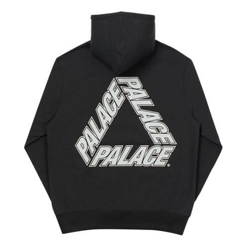 PALACE Classic Triangle Hooded Sweater - Black