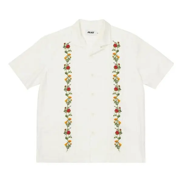 PALACE Fw22 Rose Chain Shirt - White
