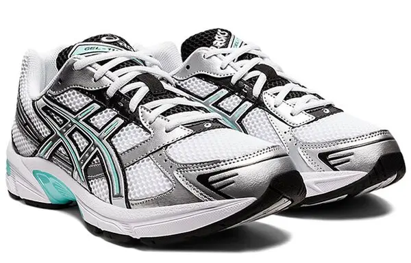 Asics Gel-1130 Low Top Sneakers - White/blue