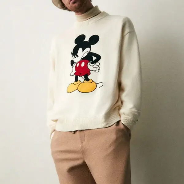 Kith X Disney Mickey & Friends Mickey Crewneck Sweater