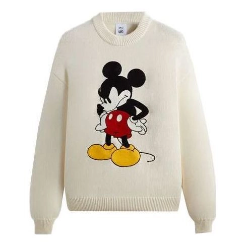 Kith X Disney Mickey & Friends Mickey Crewneck Sweater - Beige