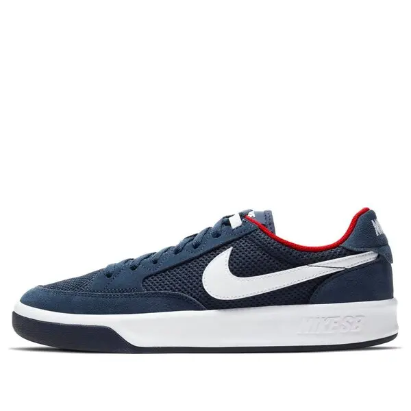 Nike Adversary Sb "midnight Navy" Low Top Sneakers - Blue